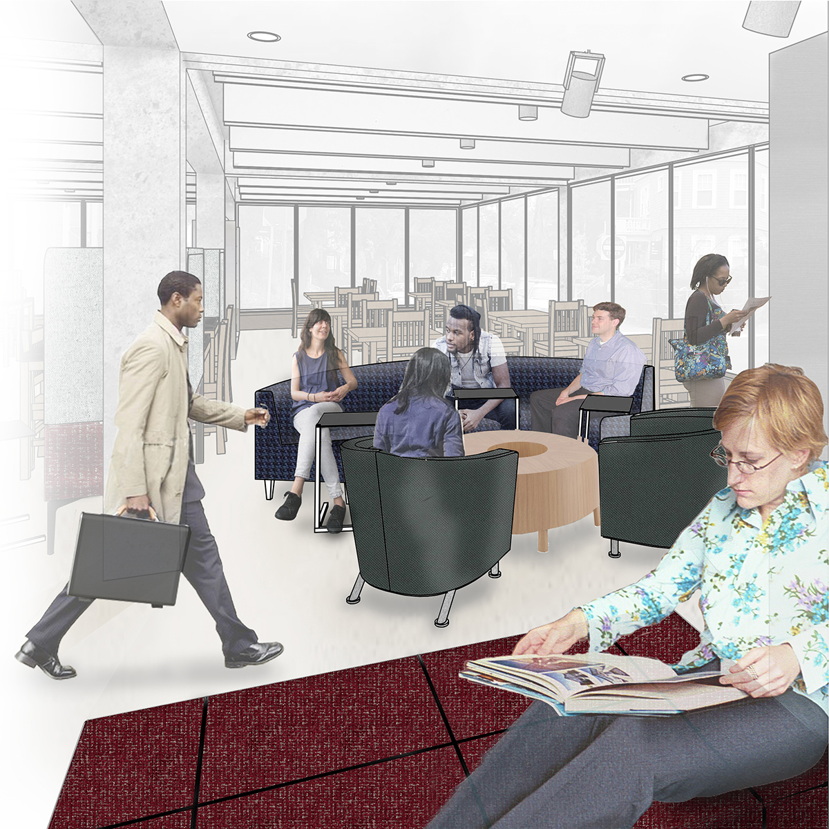 Cambridge Public Library Central Square Branch - Main Floor ...